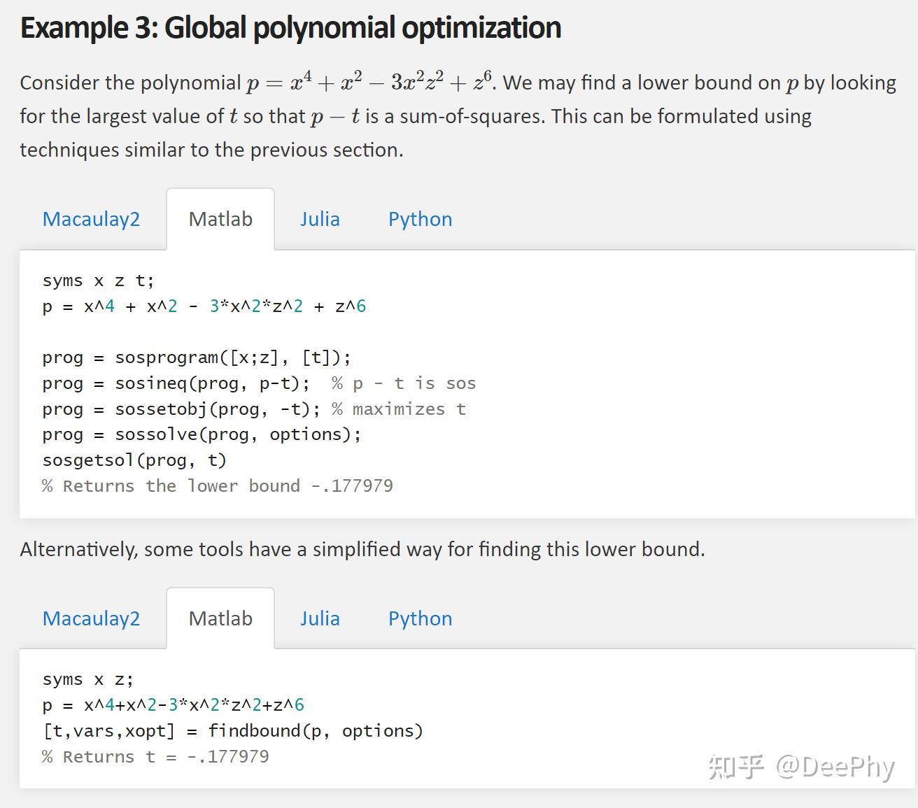 mmatlab中的sostool怎么用? - 知乎