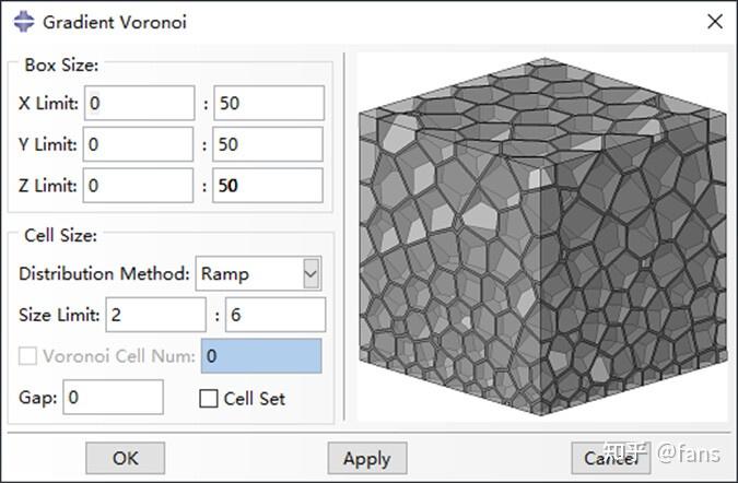 一个好用的Abaqus晶体塑性模型生成插件-Voronoi模型 - 知乎