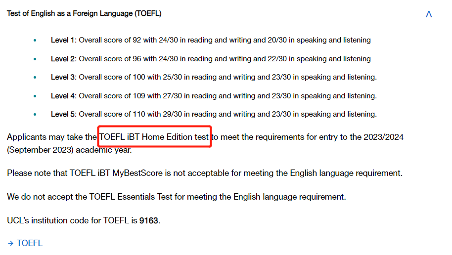 【汇总】23fall英国硕士申请接受哪些线上成绩？托福雅思家考、duolingo等成绩还接受吗？ - 知乎
