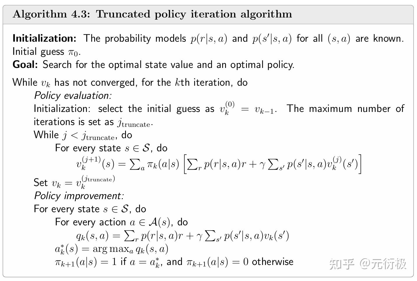 《强化学习的数学原理》Chapter 4 Value Iteration and Policy Iteration - 知乎