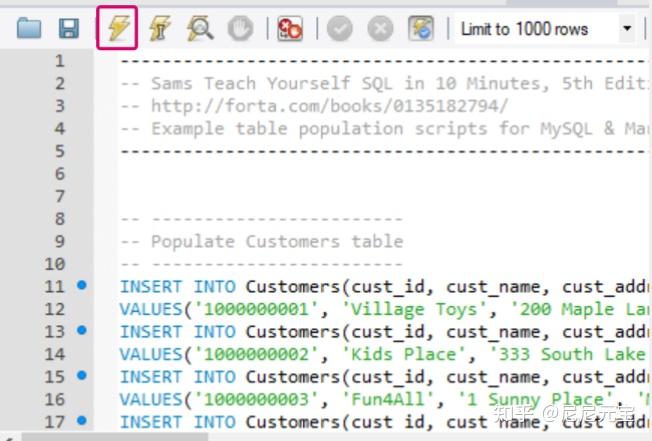 SQL必知必会导入样例表 - 知乎
