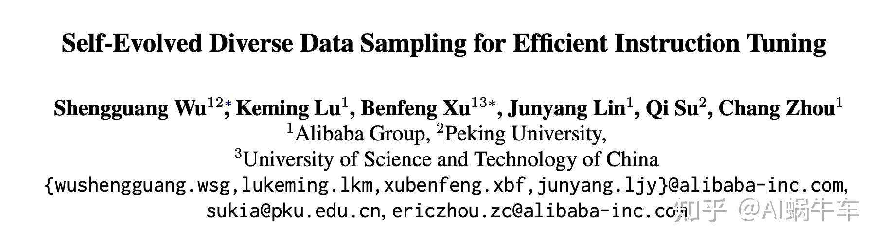 【大模型LLM第九篇】高效的微调方式：Self-Evolved多样性数据采样 - 知乎