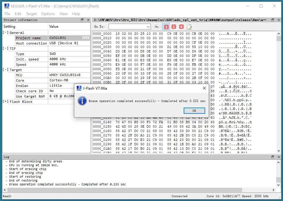 如何使用新版本J-Flash编程CW32 MCU? - 知乎