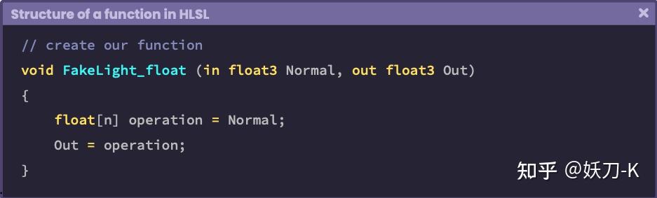 4.0.4 | HLSL函数的结构 - 知乎