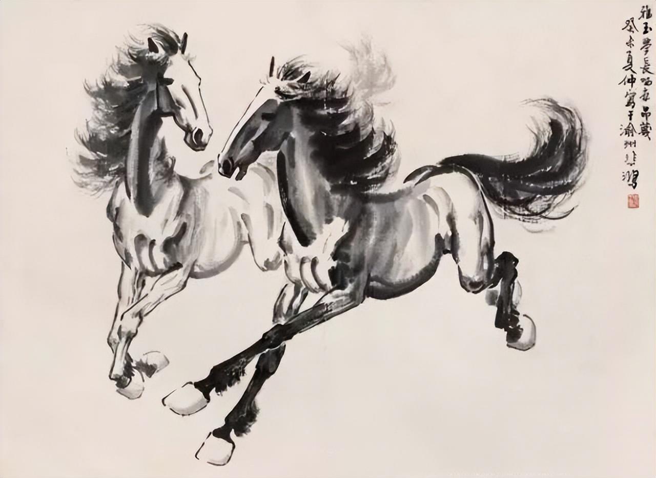 76幅徐悲鸿国画马，名不虚传！
