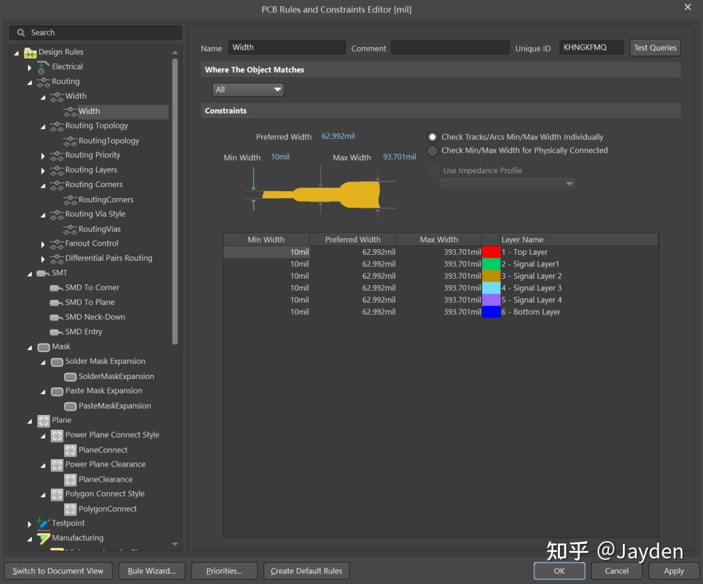 Altium Designer PCB设计规则（Design Rules） - 知乎