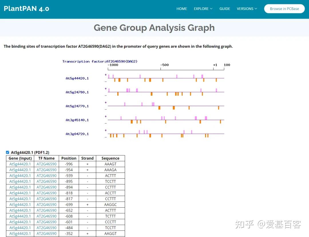 PlantPAN 4.0:探索植物转录因子和启动子的调控数据库 - 知乎