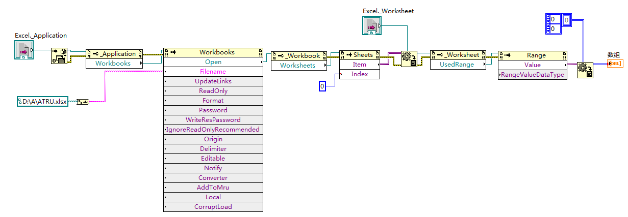 如何在labview中，向excel读写数据? - 知乎
