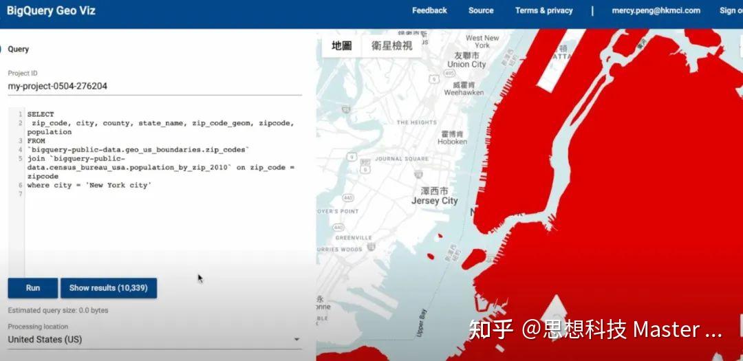 Google Maps | 使用 Google BigQuery 进行 GIS 空间资料分析 - 知乎