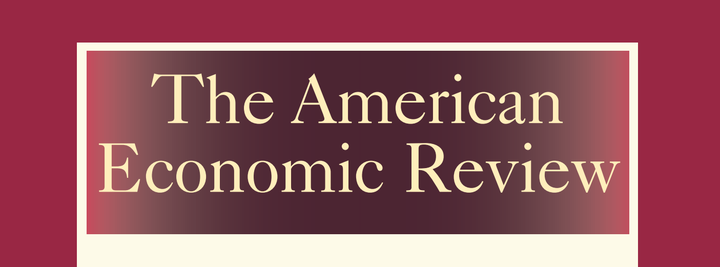经济学顶刊American Economic Review 2023年第3期 - 知乎