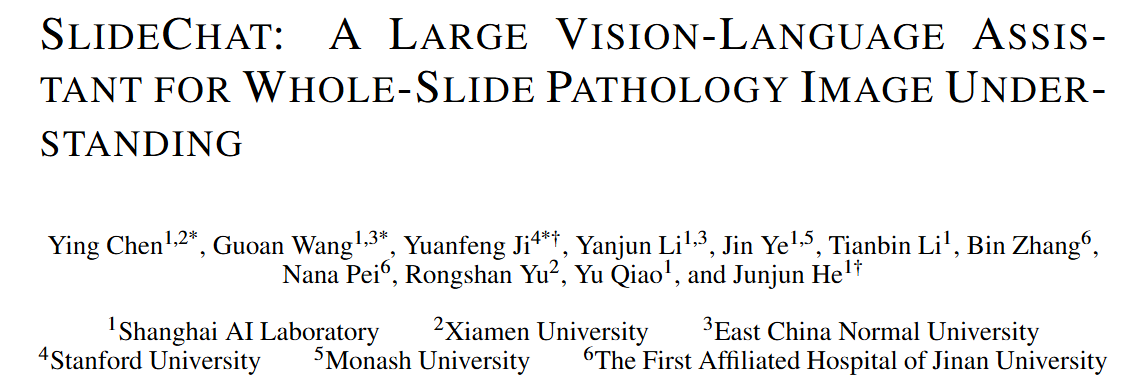 SlideChat：面向病理全切片图像理解的大型视觉-语言模型 - 知乎