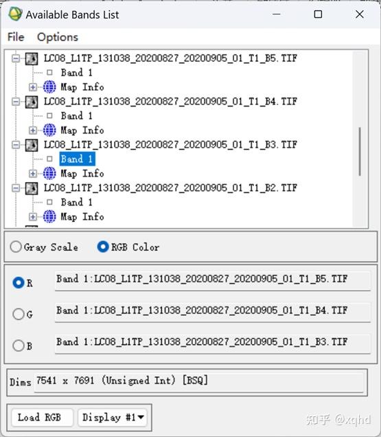 遥感影像的合成与显示增强处理 - 知乎