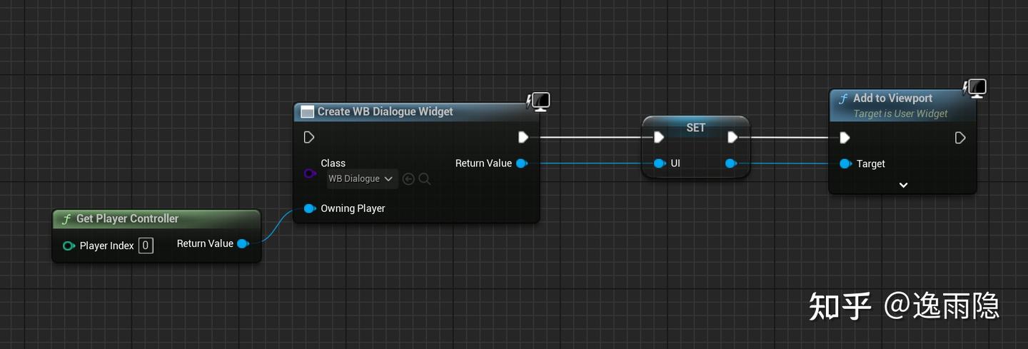 UE5蓝图_简单的对话系统 - 知乎
