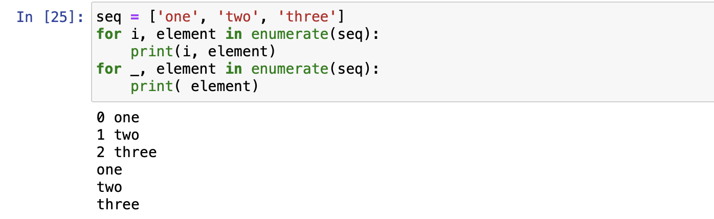 Python enumerate() 函数 - 知乎