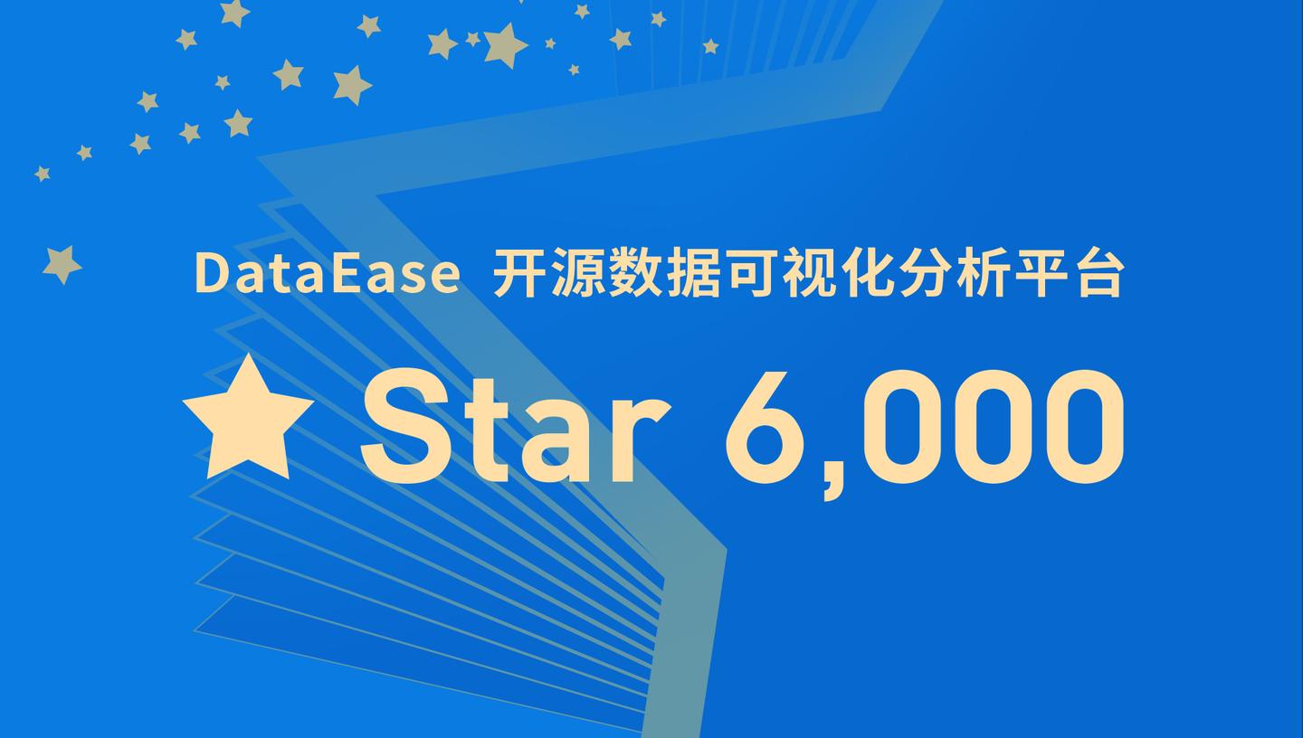 DataEase开源项目GitHub Star数突破6000! - 知乎