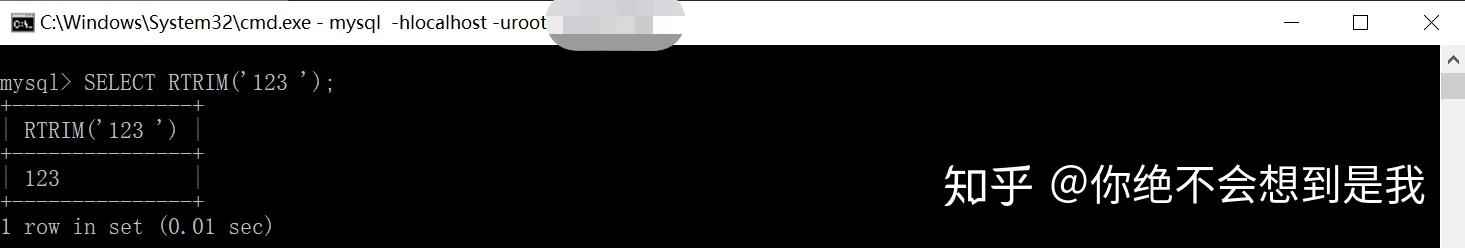 MySQL|trim() 函数用法 - 知乎