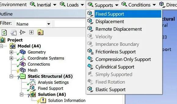 Ansys Workbench常用约束类型 - 知乎