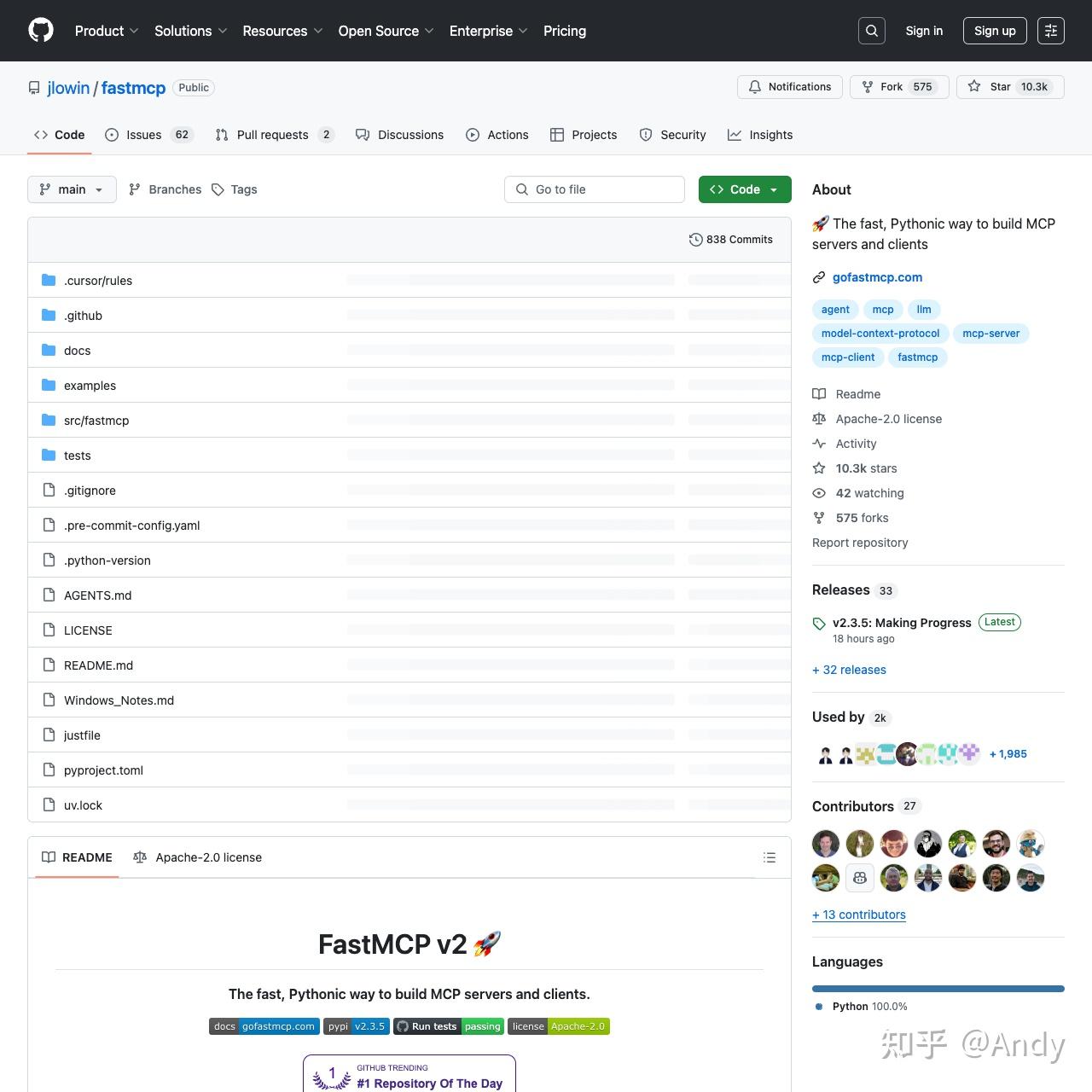Python开发效率暴击！fastmcp让AI接口开发提速300% - 知乎