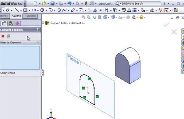 如何使用SolidWorks的转换实体工具？教程来了 - 知乎