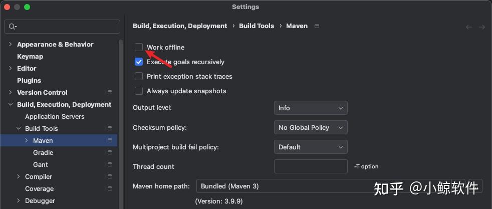 IDEA2024.3 + Maven 3.9.9 + Cannot access in offline mode + Blocked mirror for repositories - 知乎