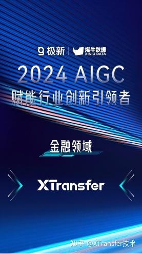 AI助力中小微外贸企业腾飞！XTransfer荣膺2024 AIGC赋能行业创新引领者！ - 知乎