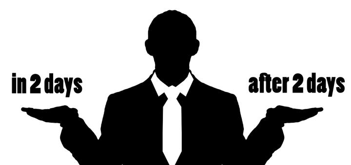 自学英语 “两天后”是in two days还是after two days？ - 知乎
