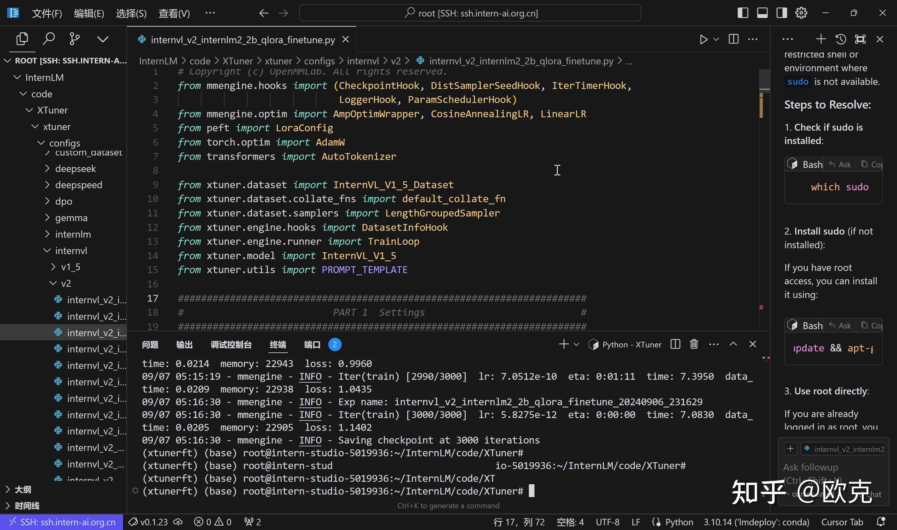 L2-InternVL 多模态模型部署微调实践-材料提交 - 知乎