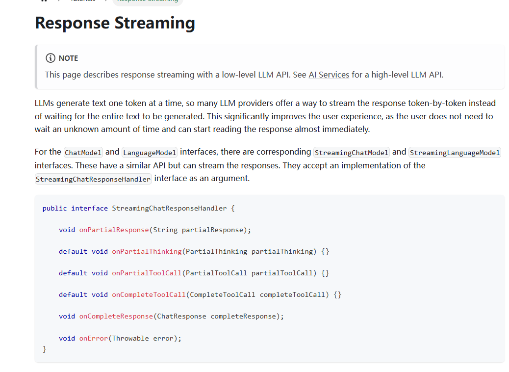 6. LangChain4j + 流式输出详细说明 - 知乎