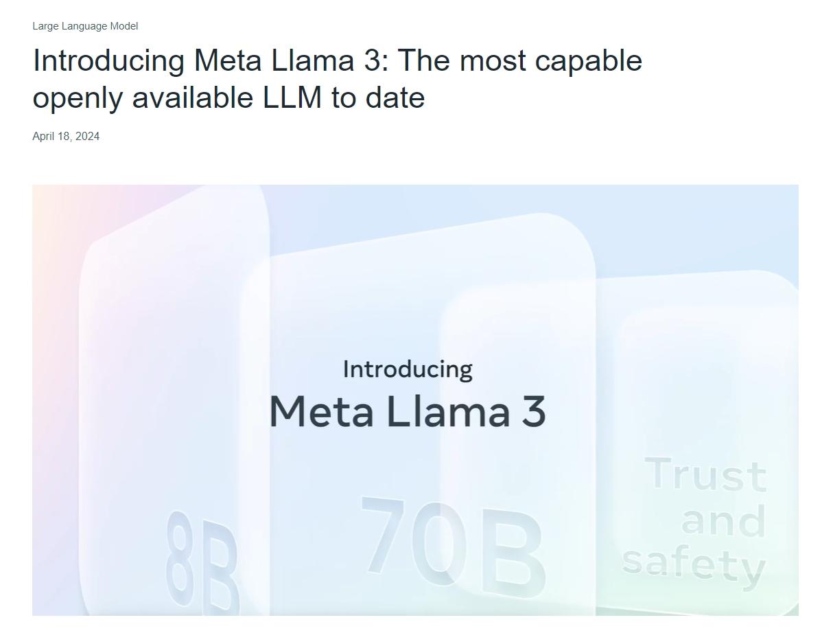 Meta Llama 3 来了，开源大模型的又一次飞跃 - 知乎