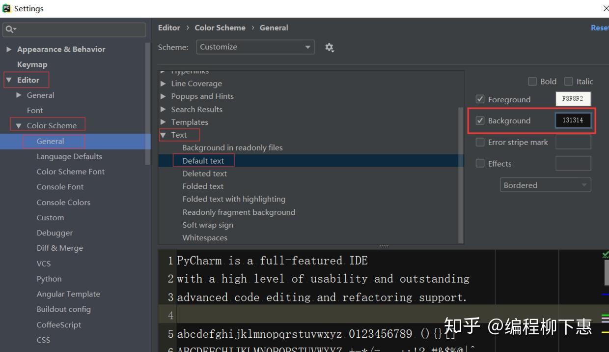 PyCharm颜色设置 - 知乎