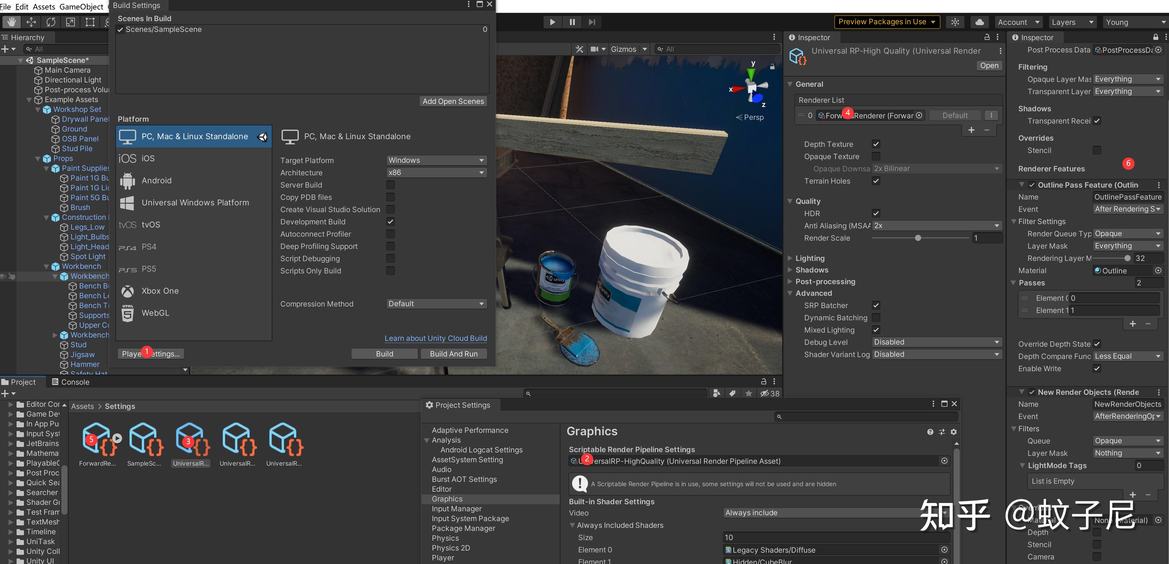 猫都能看懂的URP RenderFeature使用及自定义方法 - 知乎