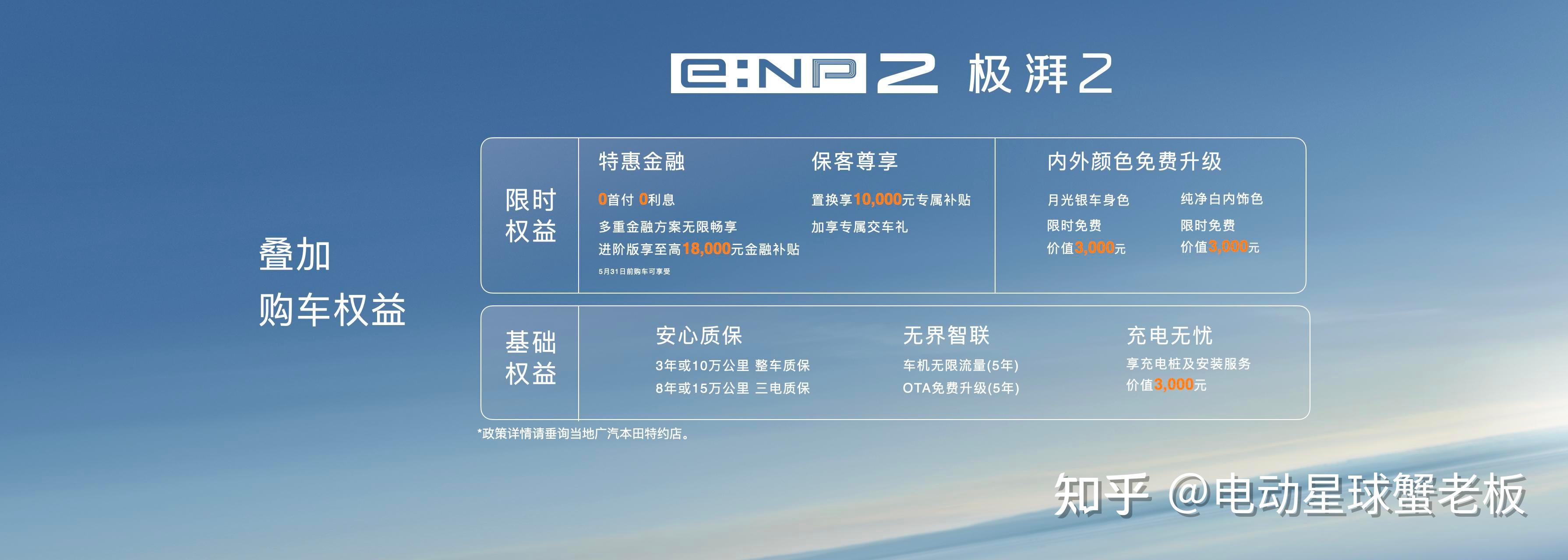 限时价 15.98 万元，广汽本田 e:NP2 极湃 2 北京车展正式发售 - 知乎