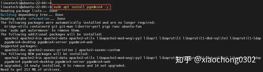 Ubuntu 22.04 安装 pgAdmin 图形管理界面 - 知乎