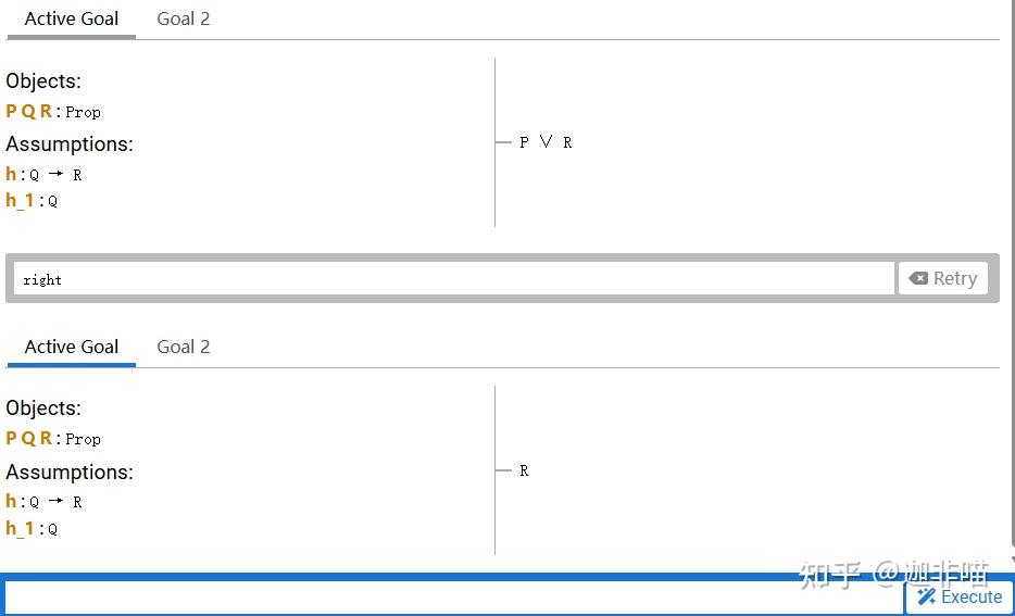 Lean4+Redux: ∨ World Tactics+Level 8 / 8 : The Implication简单测试 - 知乎