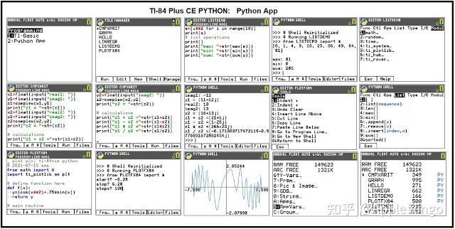 TI-84 Plus CE Python 测评 - 知乎