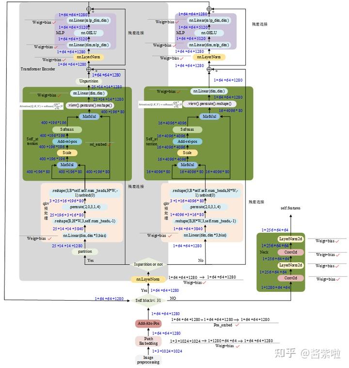 视觉自注意机制详解_Segment Anything Model (SAM) Encoder ——Vision Transforms(VIT ...