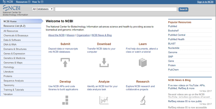 NCBI：提供生物医学和基因组信息的数据库 - 知乎