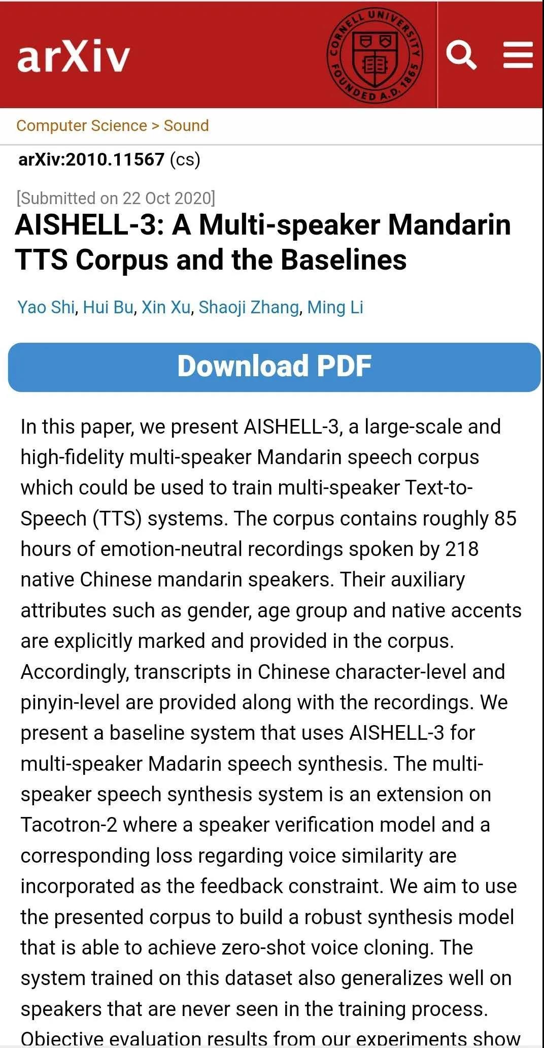 AISHELL-3 开源 - 知乎