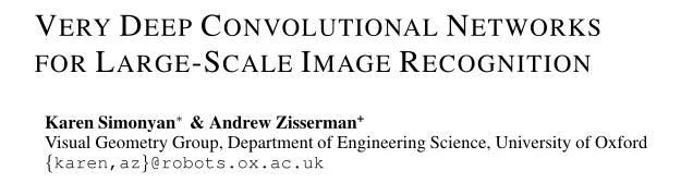 【论文精读3】VGGNet——《Very Deep Convolutional Networks for Large-Scale Image Recognition》 - 知乎