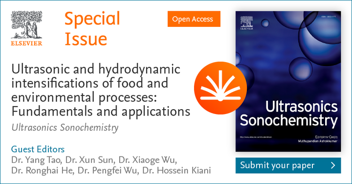 专题征稿｜Ultrasonics Sonochemistry 超声学和声化学 - 知乎