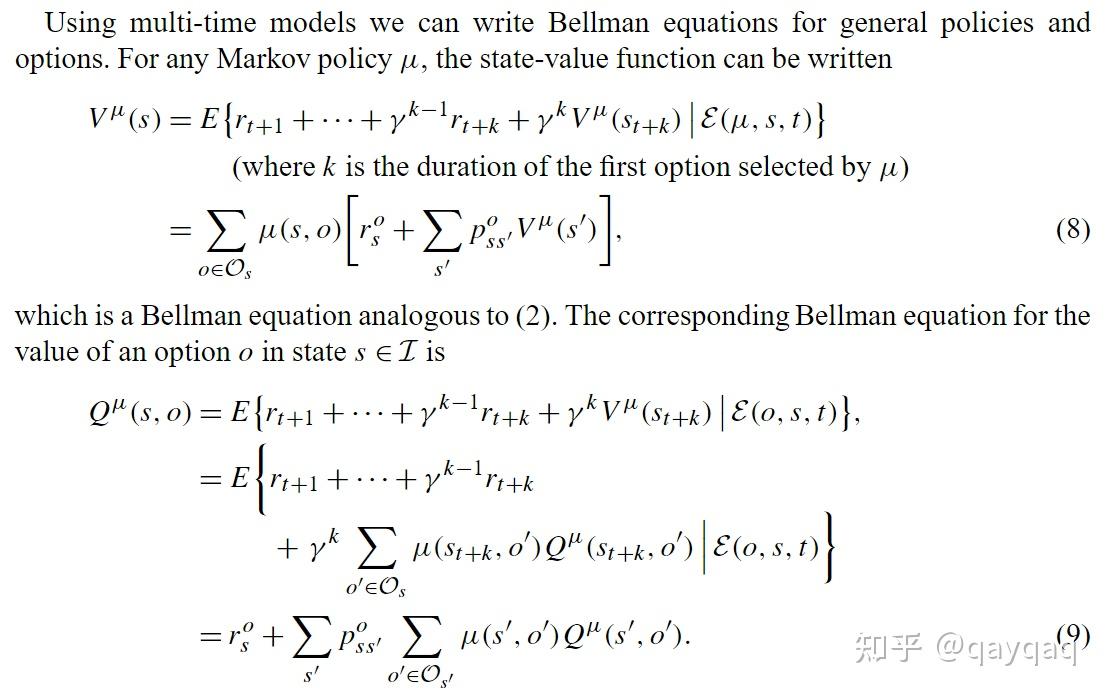 [2] [theory] Between MDP and semi-MDP - 知乎