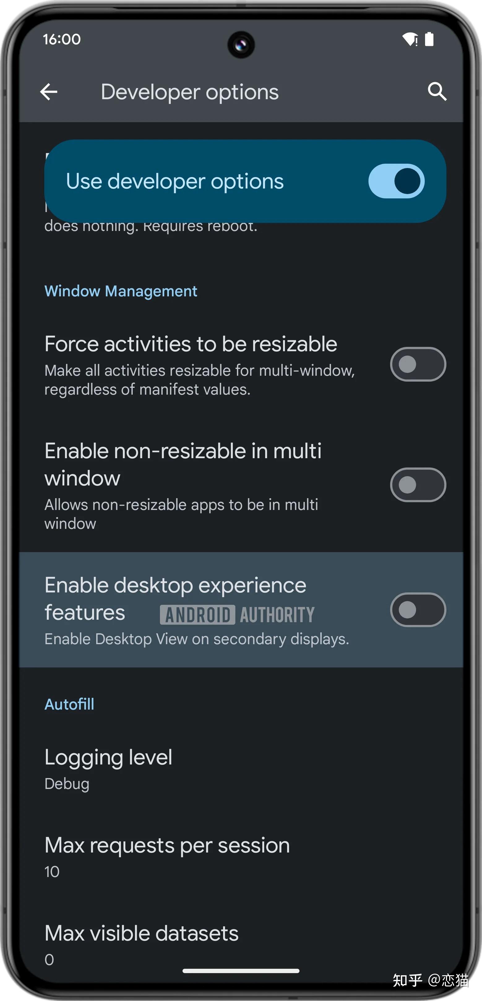 Android PC 要来了？Android 16 Beta3 出现 Enable desktop experience features ...