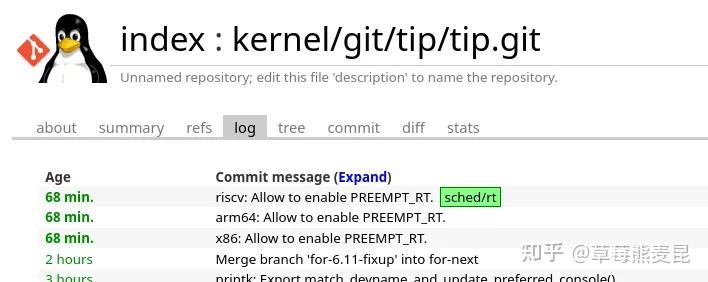 最新的 "sched/rt" 提交暗示 PREEMPT_RT 可能会在 Linux 6.12 中准备就绪。 - 知乎