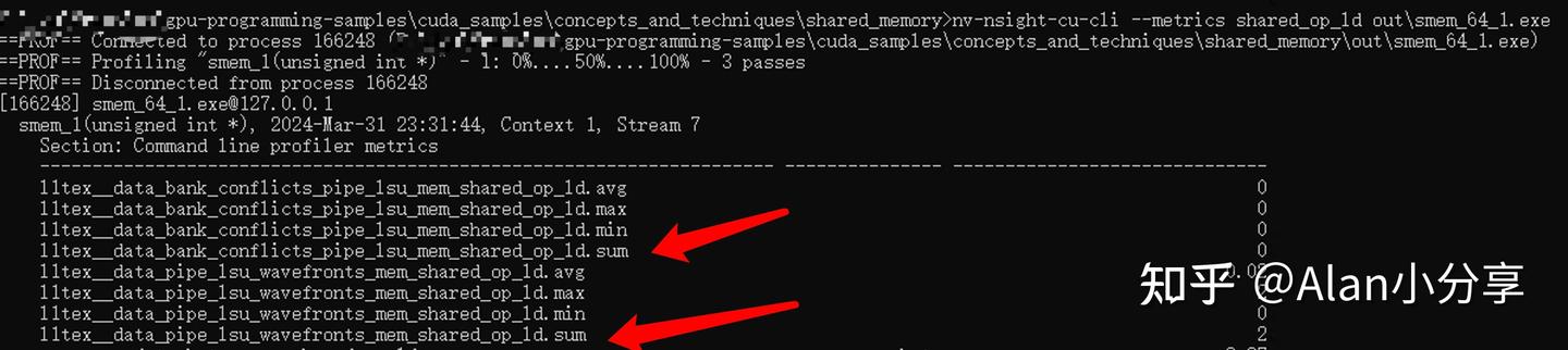 搞懂 CUDA Shared Memory 上的 bank conflicts 和向量化指令（LDS.128 / float4）的访存特点 - 知乎