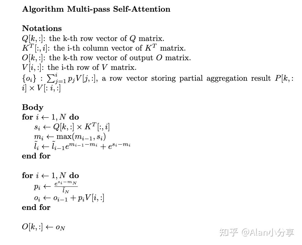 FlashAttention v1、v2 - 公式推导 && 算法讲解 - 知乎