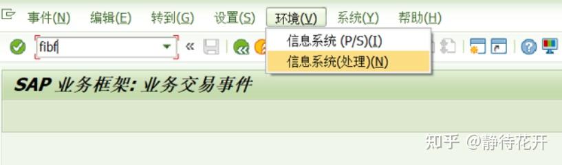 SAP T-code: FIBF BTE增强方法介绍 - 知乎