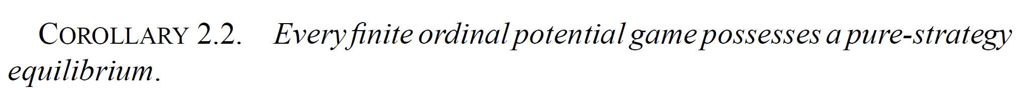 Potential Game（位势博弈） - 知乎