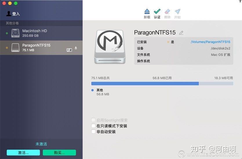 Mac读写ntfs磁盘工具：Paragon NTFS Mac - 知乎