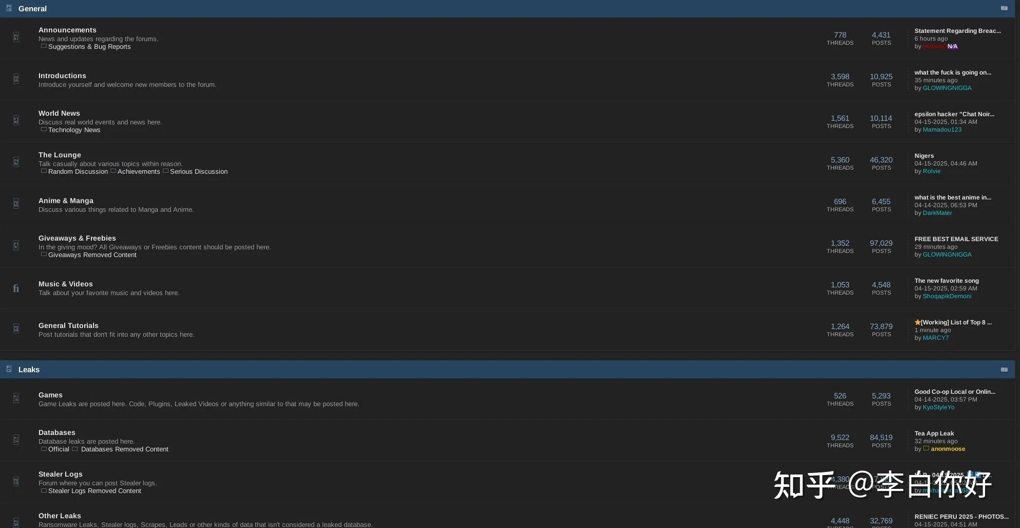 BreachForums 黑客论坛强势回归 - 知乎
