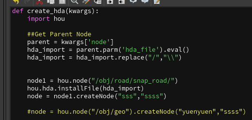 Houdini-使用python导入自己的hda文件 - 知乎